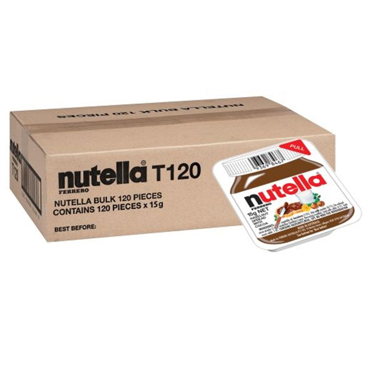 Buy Nutella Hazelnut Spread Single Serve Portions 15g 120 Individual ...