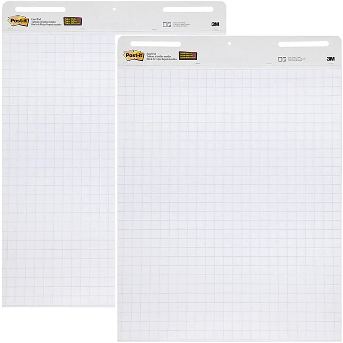 Buy Post-It 560 Super Sticky Grid Lines Easel Pad White 30 Sheets ...