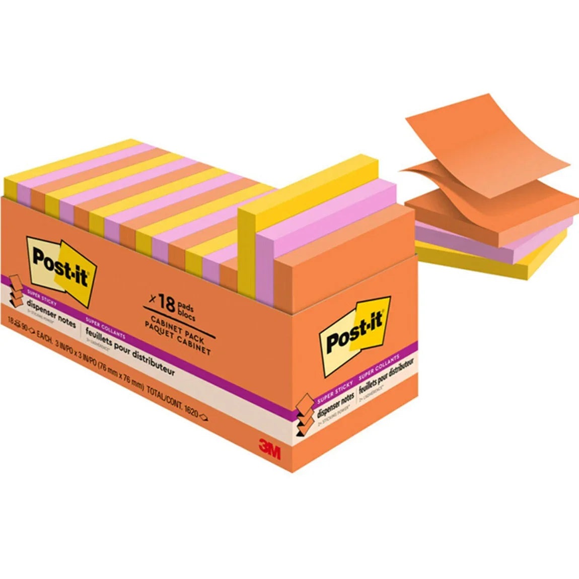 Buy Post-It Super Sticky Notes Pop-Up Rio De Janeiro 76x76mm Cabinet ...