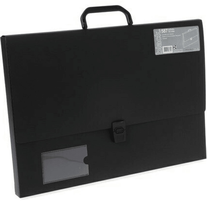 Buy Quill Foldermate Artists Portfolio Carry Case A3 Black - MyDeal ...