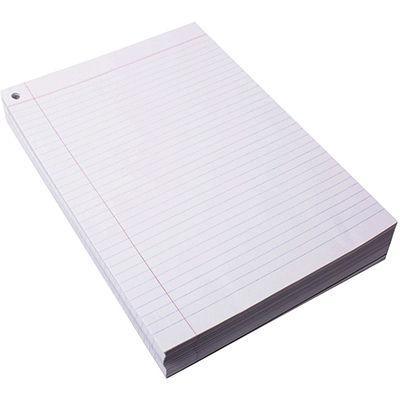 Buy Quill Loose Leaf Exam Paper Ruled With One Hole 60gsm A4 Pack 500 ...