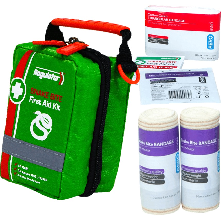 Buy Regulator Snake Bite First Aid Kit Bandage Guide Bushwalking Hiking ...