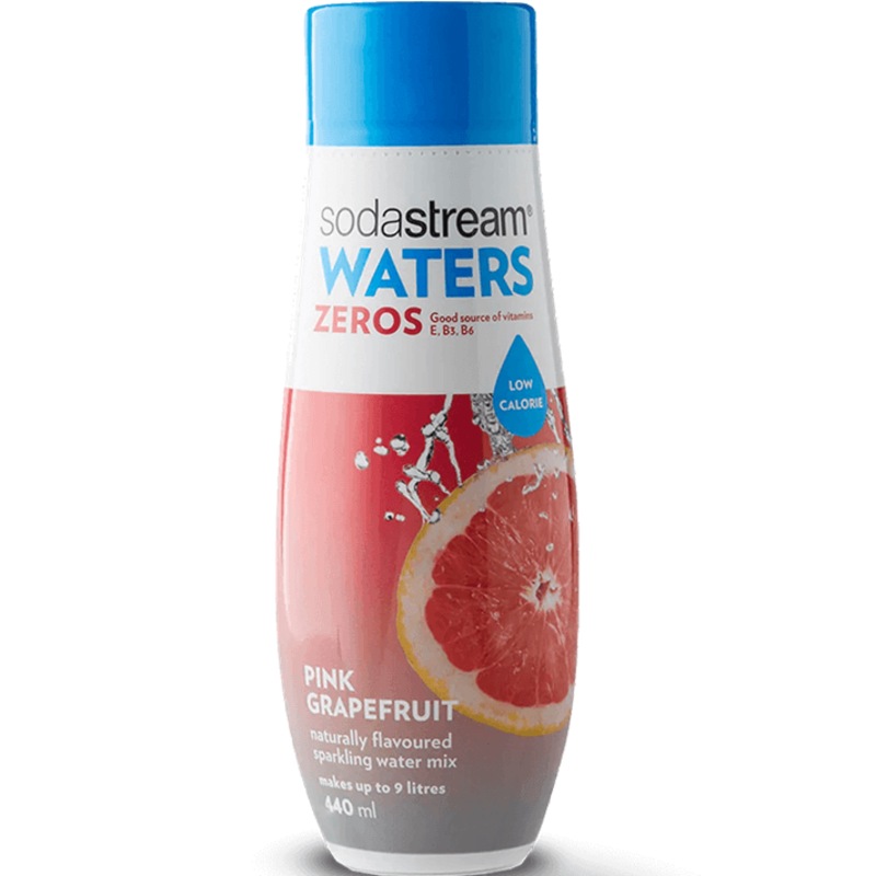 Buy SodaStream Zero Sugar Pink Grapefruit Syrup Soda Mix 440mL Low ...