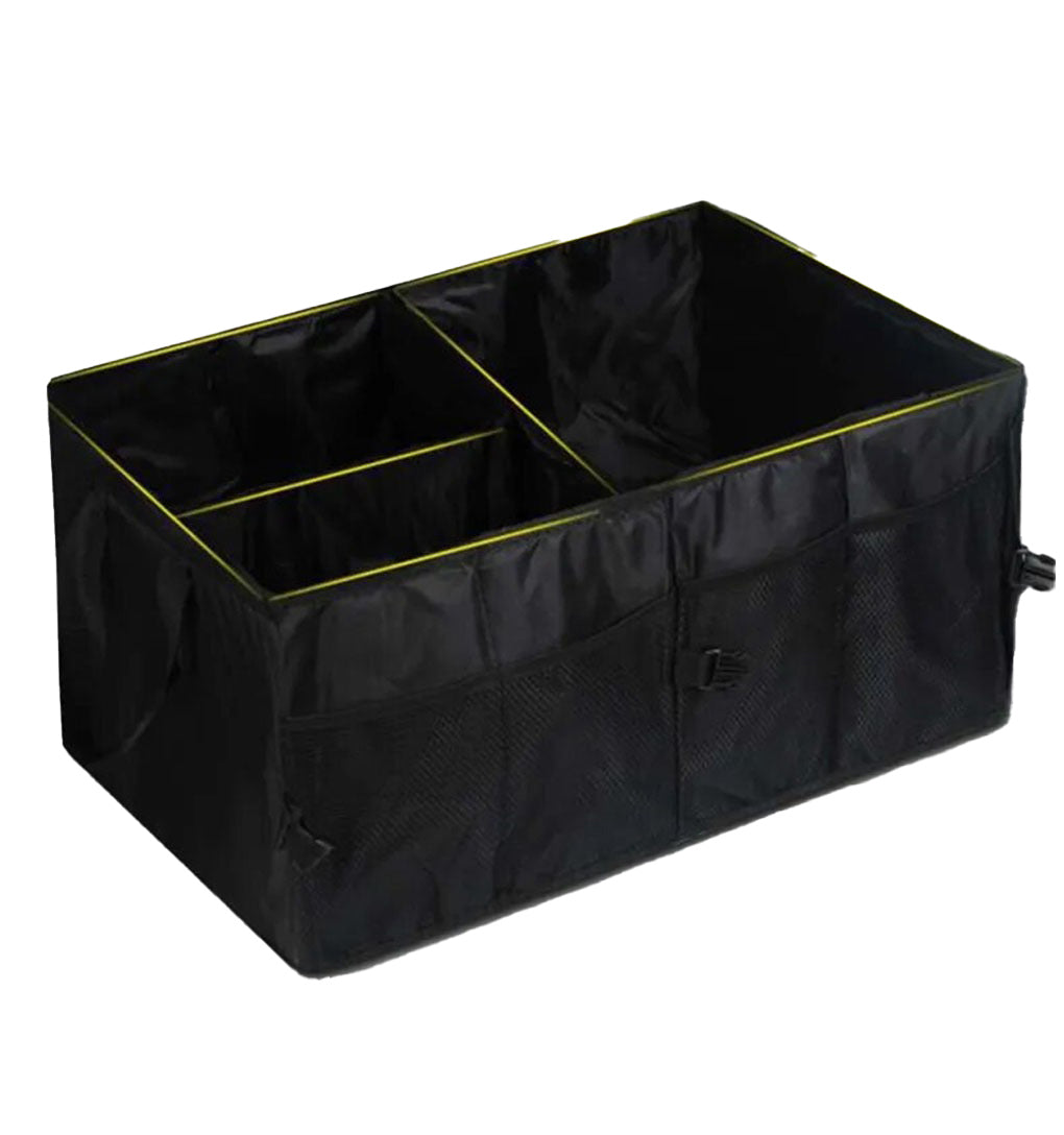 Buy Car Boot Organiser Foldable Partition Collapsible Storage Box Trunk ...