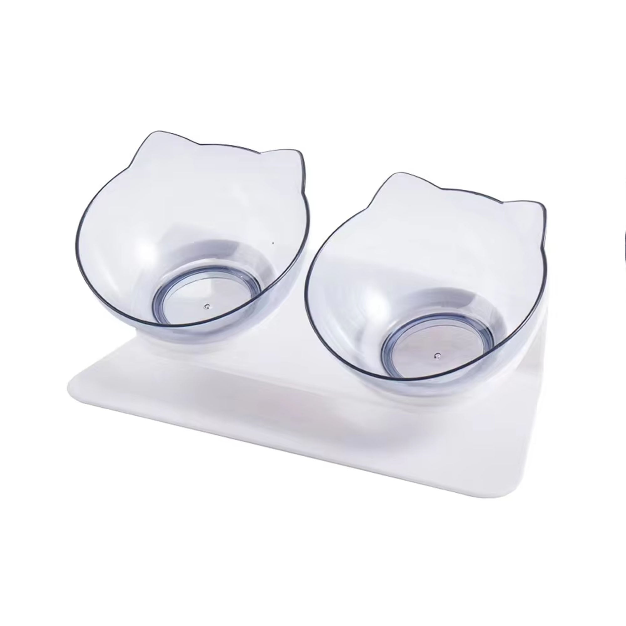 Buy Double Cat Bowl Pet Bowls Stand Dog Elevated Feeder Food Water Raised Lifted - MyDeal Australia