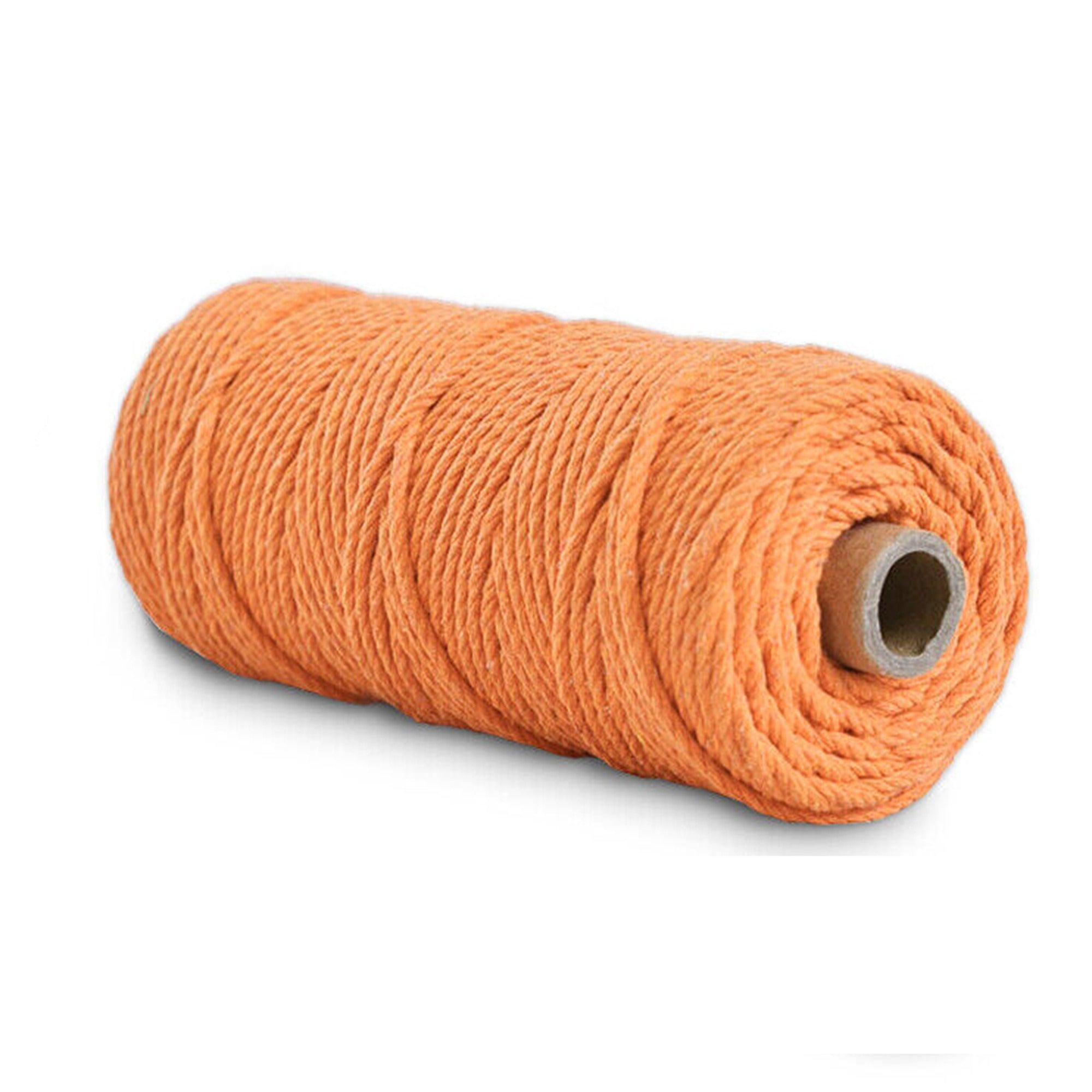 Buy Natural Cotton Twisted Cord Craft Macrame Artisan Rope Weaving Wire ...