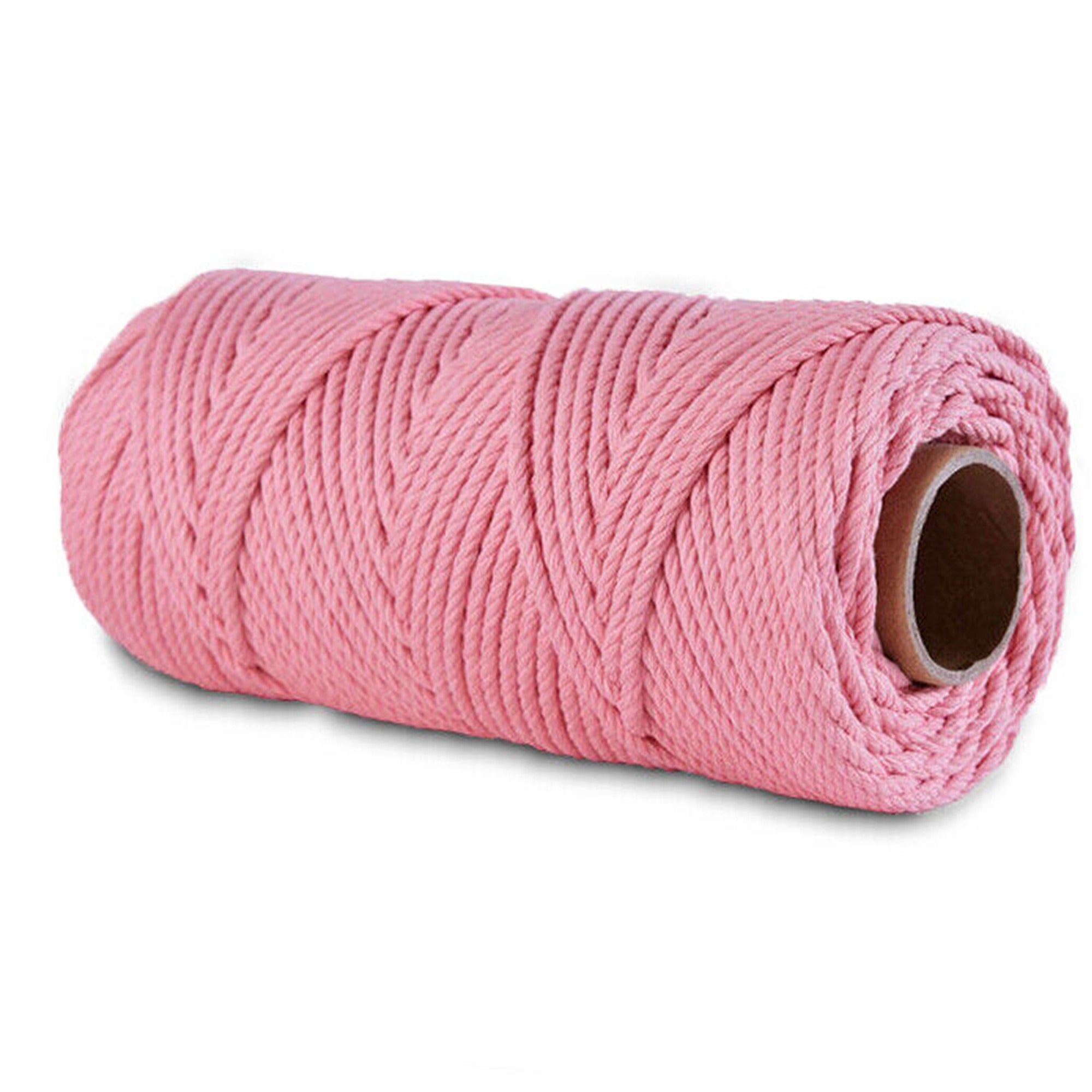 Buy Natural Cotton Twisted Cord Craft Macrame Artisan Rope Weaving Wire ...