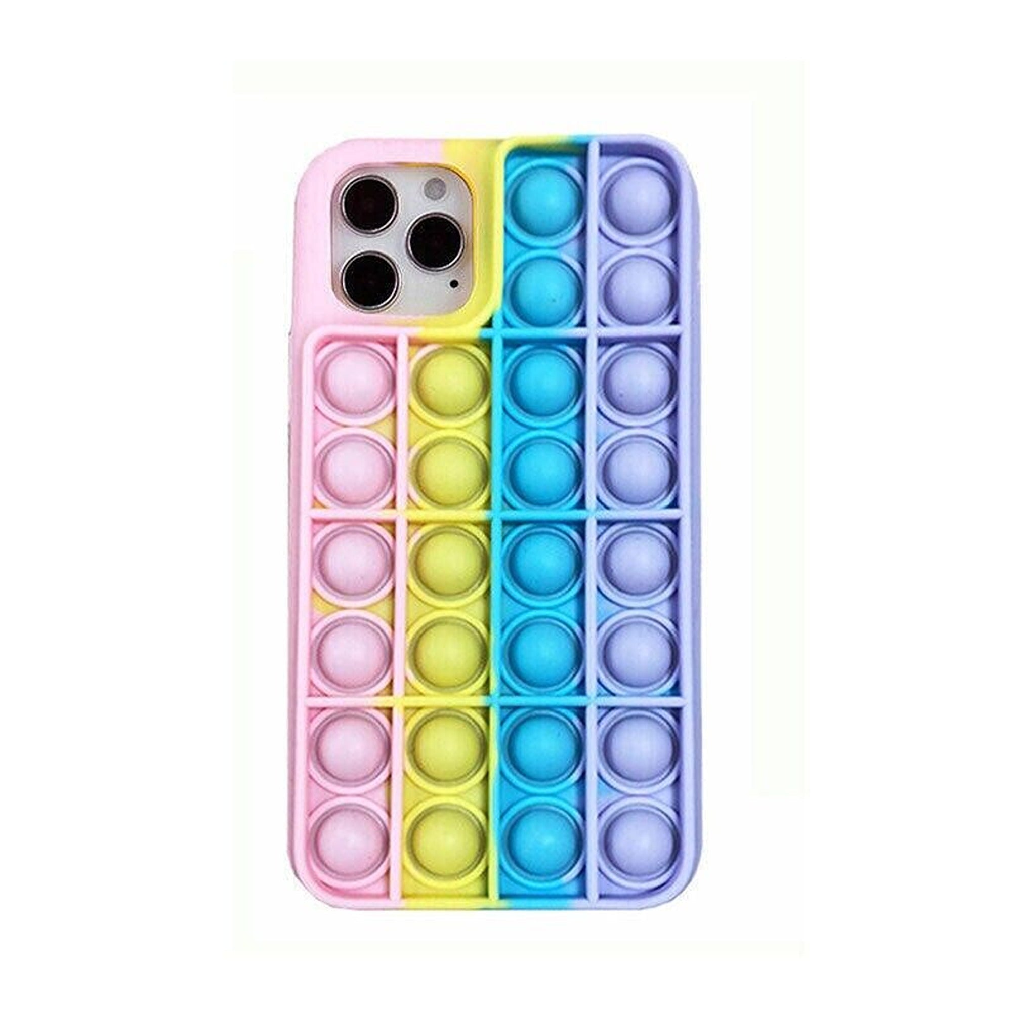 Buy Pop Fidget Toys Push It Bubble Phone Case For iPhone 7 8 Plus X XR ...