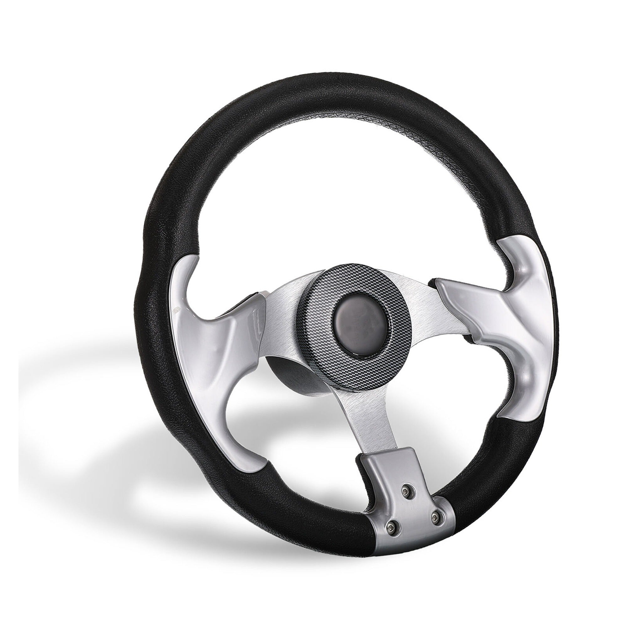 Buy Speed Boat Steering Wheel Universal Marine 3 Spoke Helm Foam Grip ...