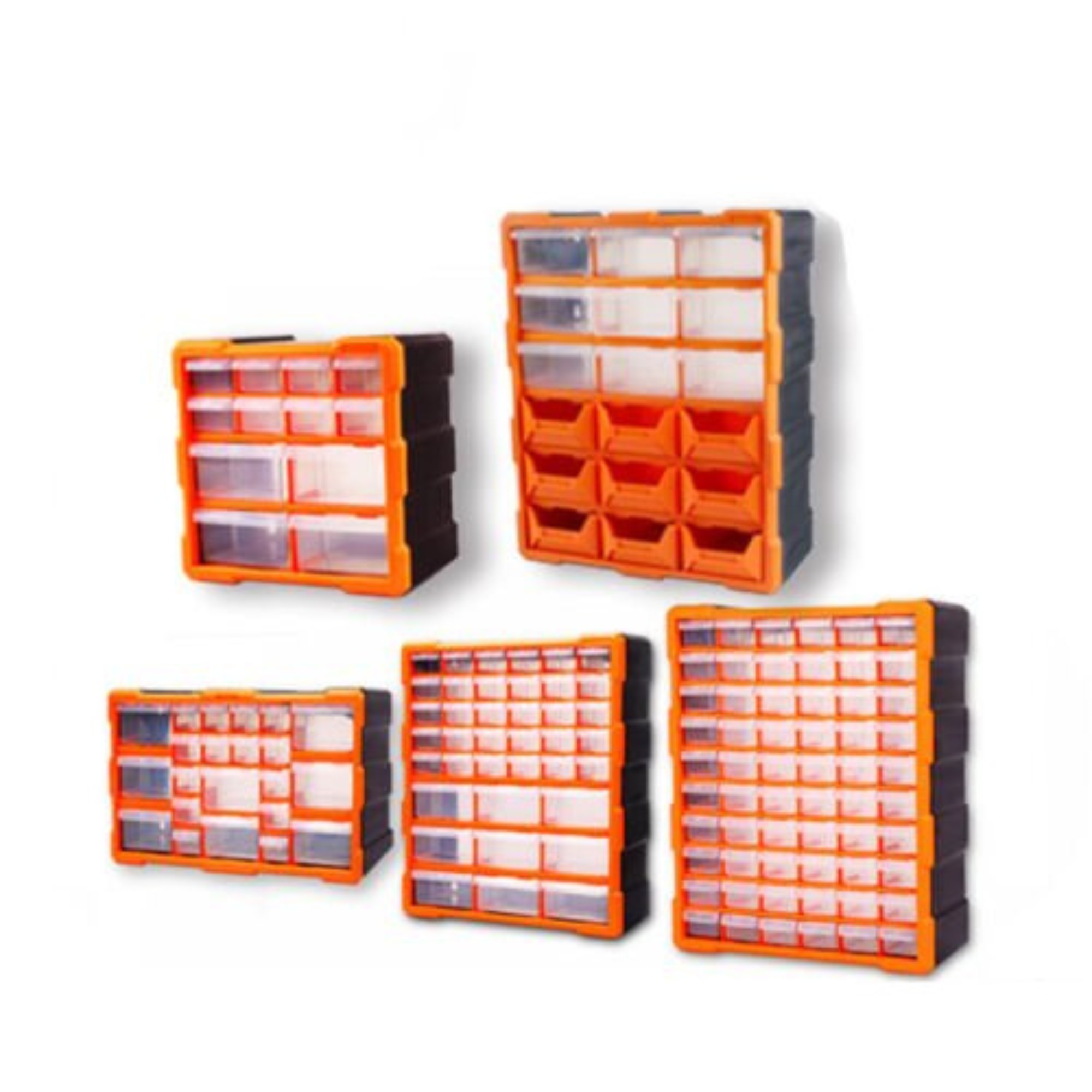 Buy Tool Storage Bin Parts Organizer Drawers Cabinet Box Chest Plastic ...