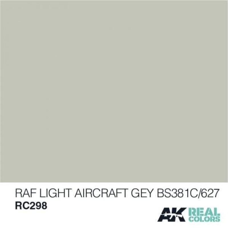 Buy AK Interactive Real Colours RAF Light Aircraft Grey Bs381C/627 ...