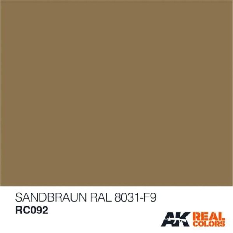 Buy AK Interactive Real Colours Sandbraun RAL 8031-F9 10ml - MyDeal