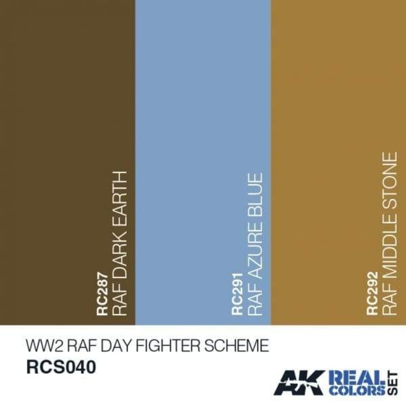 Buy AK Interactive Real Colours WW2 RAF Desert Colours Set - MyDeal