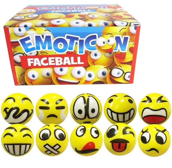 Buy Emoticon Faceball 1pc various - MyDeal Australia