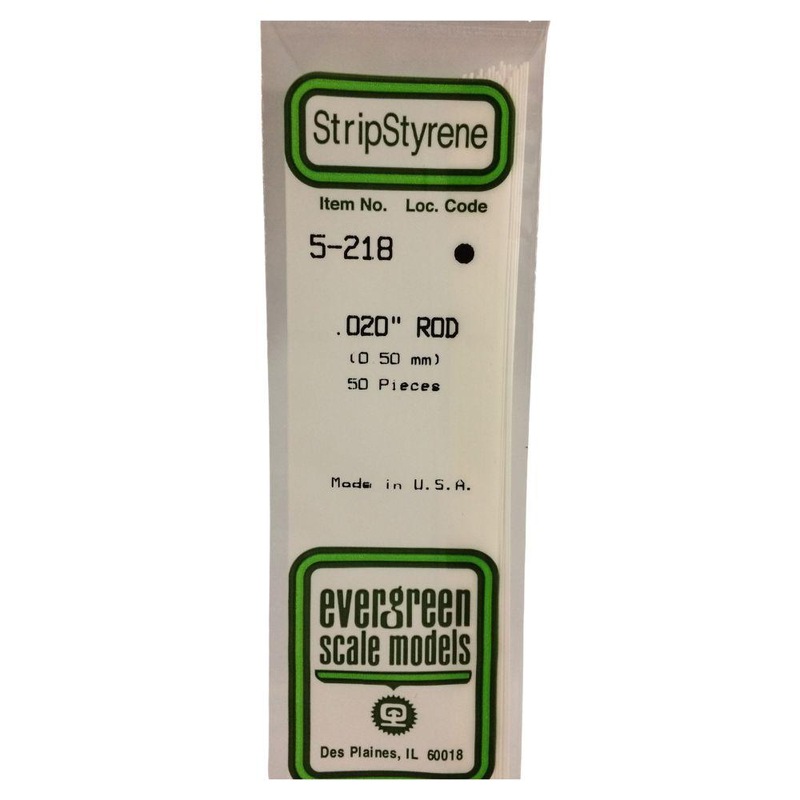 Buy Evergreen Plastic Rod .020 In (10) - MyDeal