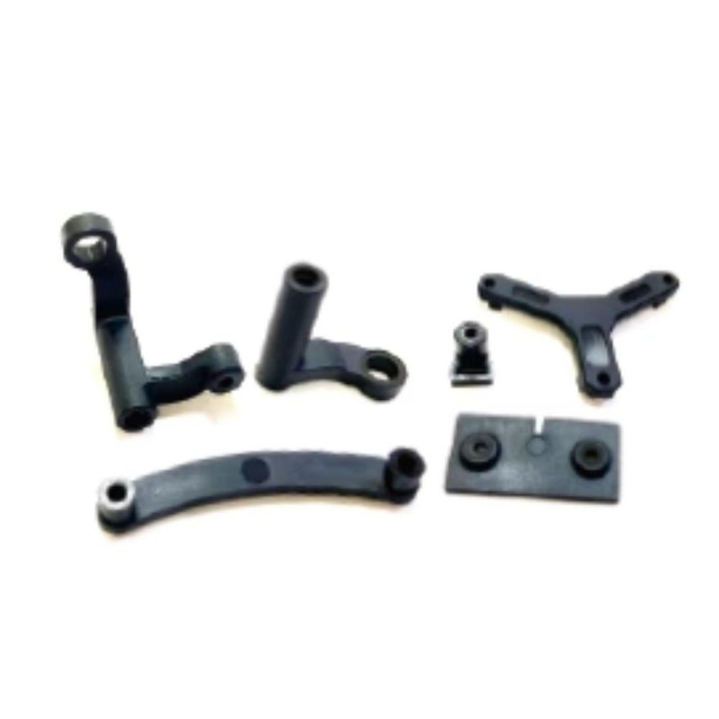 Buy HBX Steering Posts/Steering Ackerman Plate+Servo Mount - MyDeal