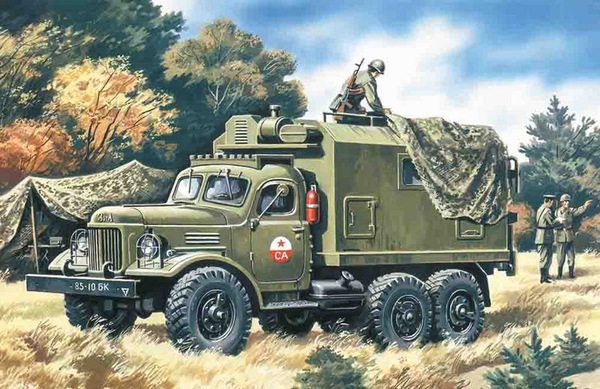 Buy ICM 1:72 Zil-157 Soviet Command Vehicle - MyDeal Australia