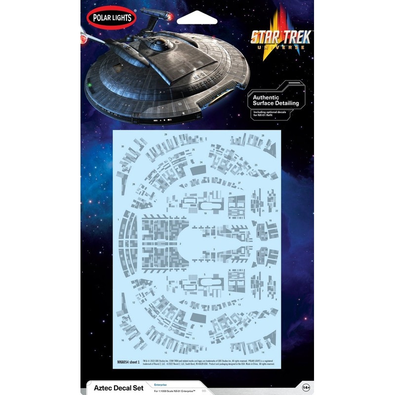 Buy Polar Lights 1:1000 Star Trek NX-01 USSEnterprise Aztec Decals - MyDeal Buy Polar Lights 1:1000 Star Trek NX-01 USSEnterprise Aztec Decals - MyDeal