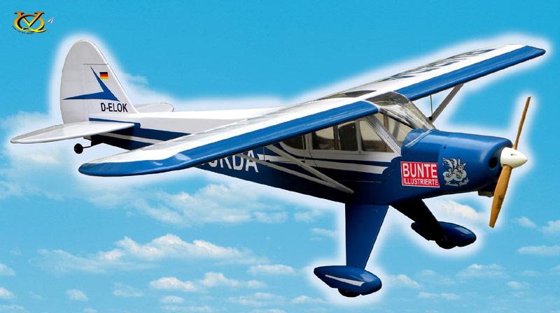 Buy VQ Models Super Cub 46/62 4C/EP 'Burda'Vers. 1620mm WS, 5Ch RC ...
