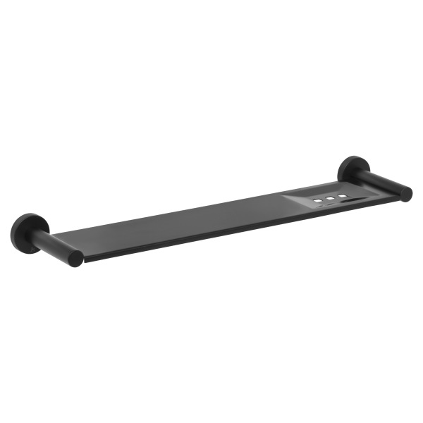 Buy Johnson Suisse Venezia Metal Shelf 450mm - Matte Black - MyDeal ...