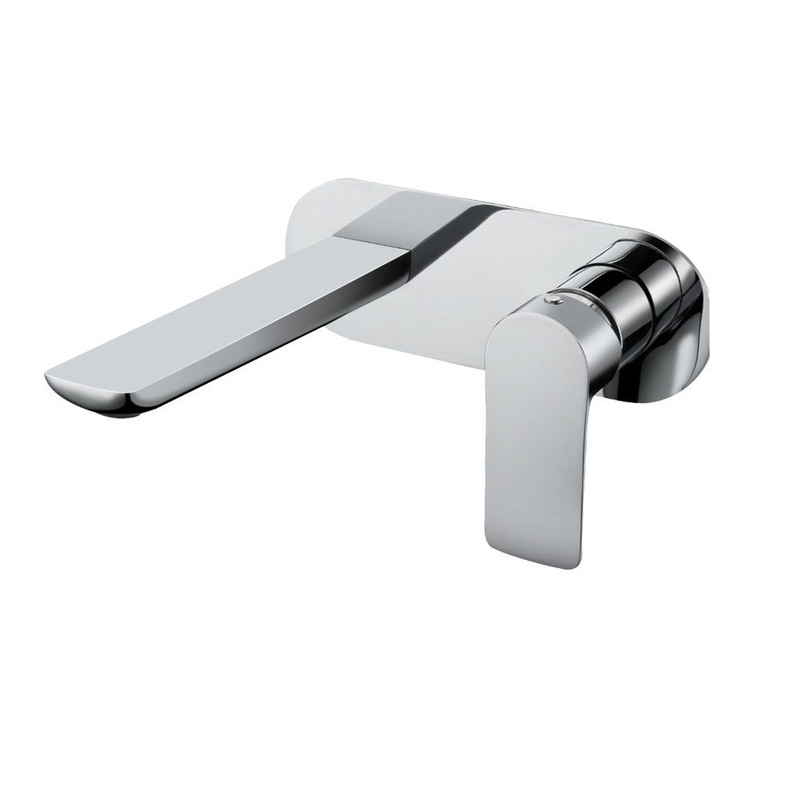 Buy Norico Persano Chrome Bathtub/Basin Wall Mixer With Spout Wall Mounted - MyDeal