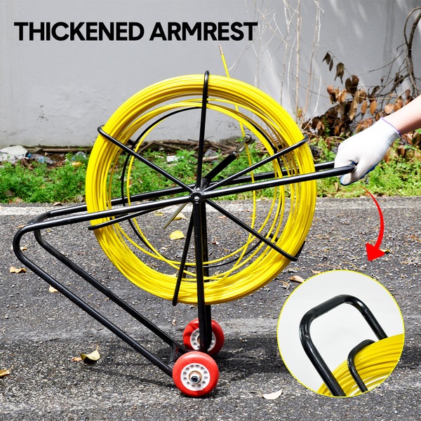 Buy Alston 4.5mm 120M Fish Tape Puller Fiberglass Rodder Guiding Cable ...