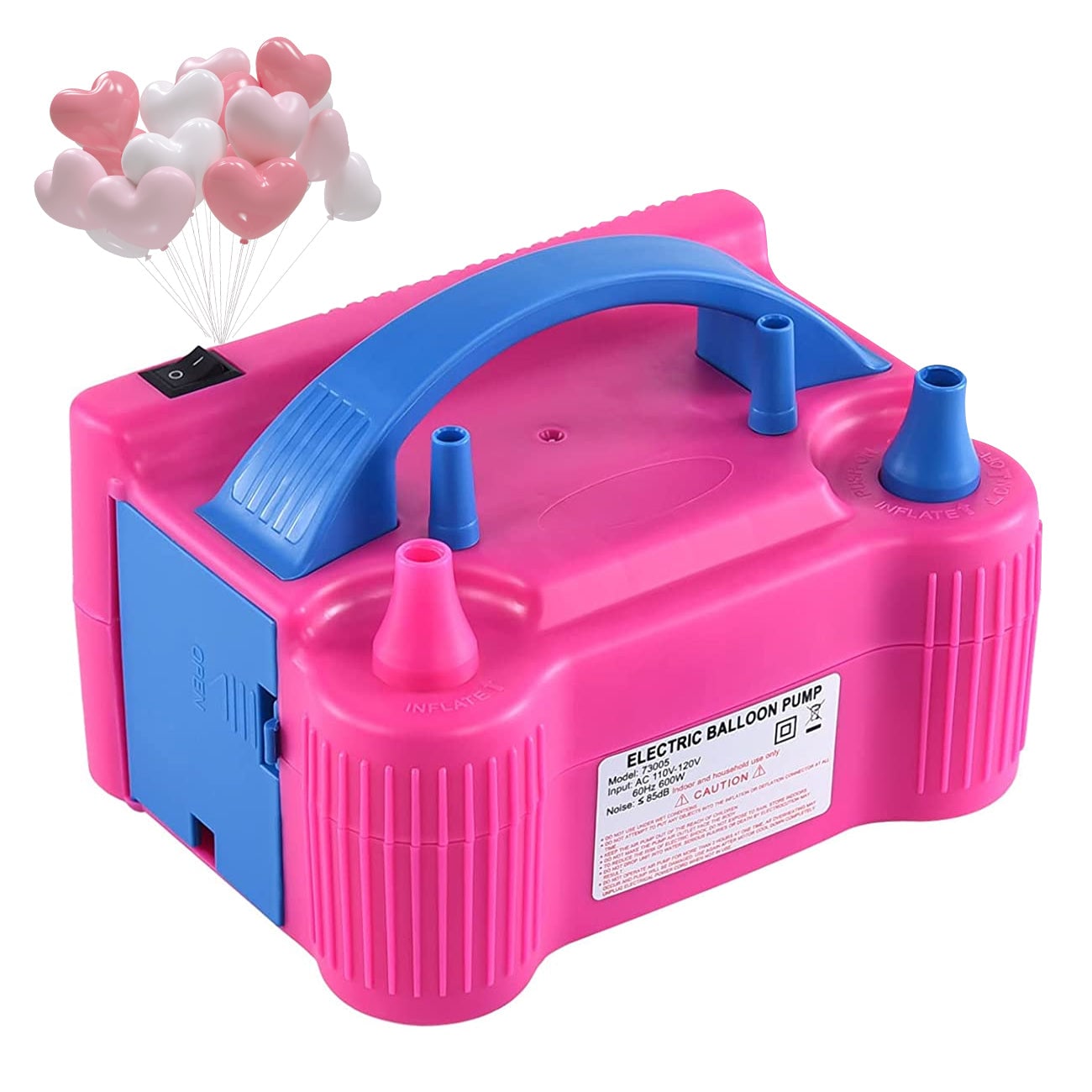 Buy Balloon Pump Electric Ballon Air Inflator 600W Portable AU Plug ...