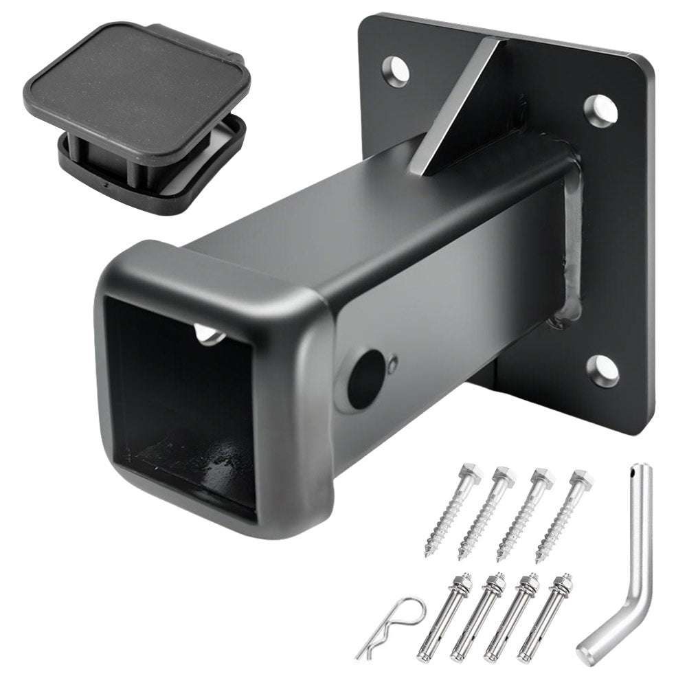 Buy Heavy Duty Bolt on Hitch Receiver Plate Tube Wall Mount 2 Inch ...