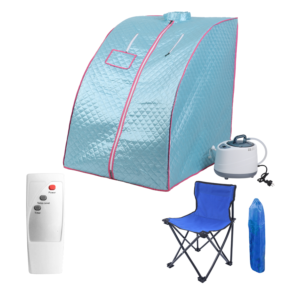 Buy Portable Steam Sauna Tent Kit Home Steamer Skin Body Spa - MyDeal ...