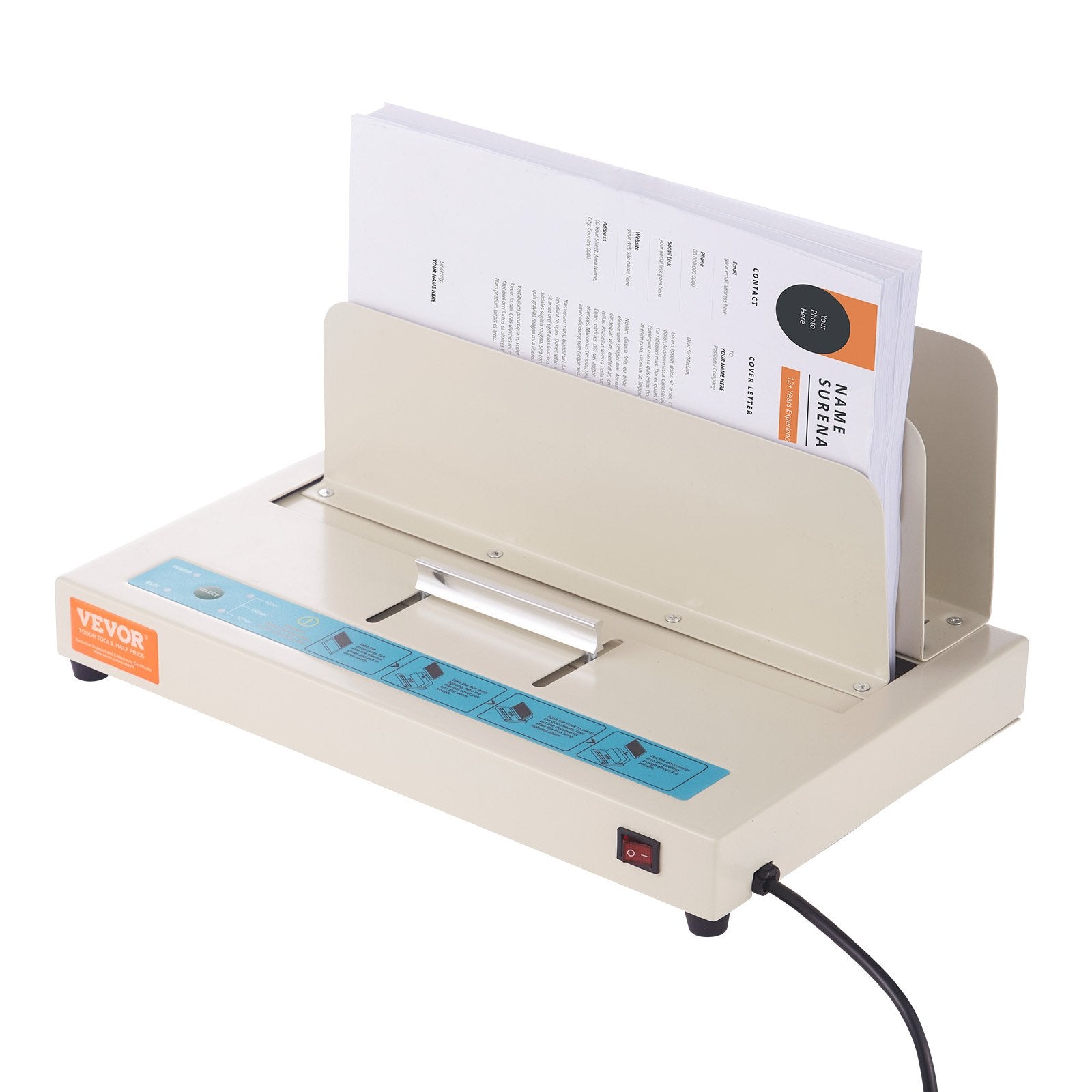 Buy Thermal Binding Machine, 500 Sheets Capacity Book Binding Machine ...