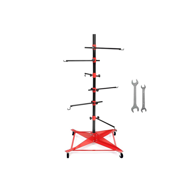 Buy Universal Auto Paint Stand Panel Tree Paint Rotating Stand Center ...