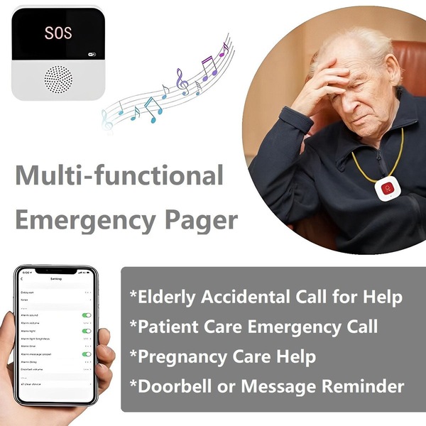 Buy Multifunctional Emergency Panic Button, Wi-Fi Smart Wireless ...