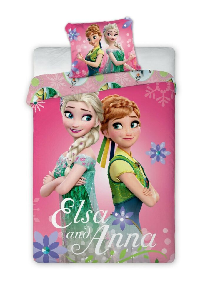 Buy Disney Frozen Elsa & Anna Toddler Duvet Cover Bedding Set - MyDeal ...