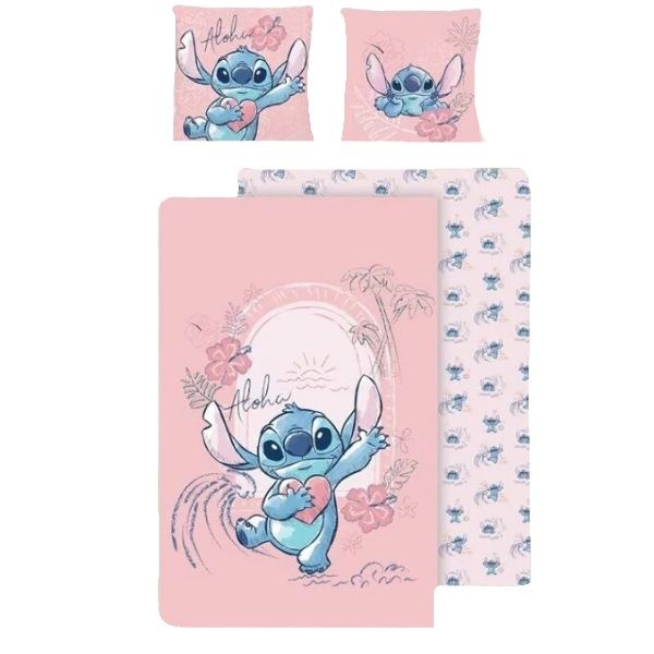Buy Disney Lilo & Stitch Aloha Quilt Cover Set - Single Bed - MyDeal ...