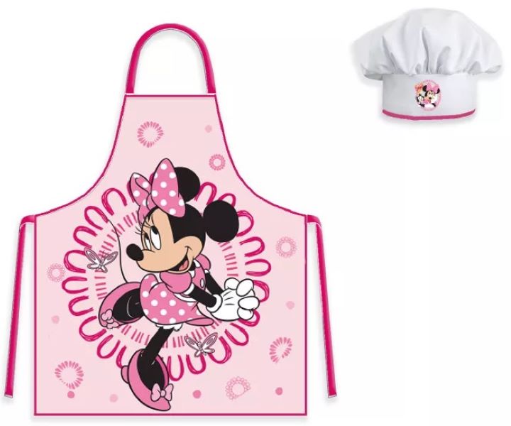 Buy Disney Minnie Mouse Butterfly Kids Apron and Chef Hat - MyDeal ...
