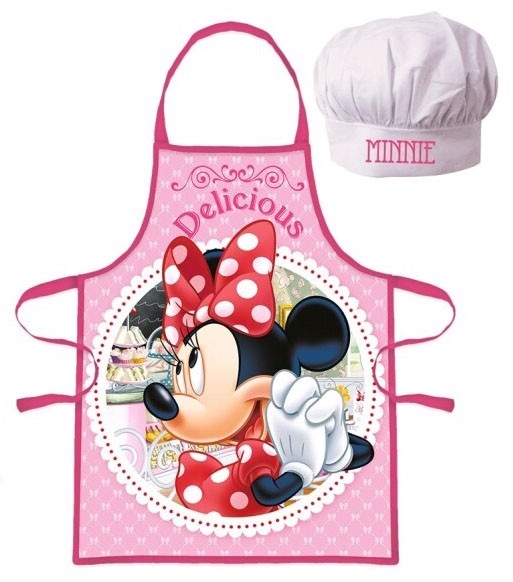 Buy Disney Minnie Mouse Delicious Child Apron and Chef Hat - MyDeal ...
