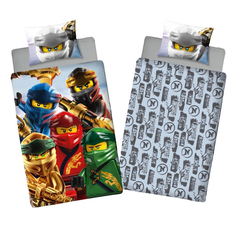 Buy Lego Ninjago Licenced Single Bed Duvet Cover Set - MyDeal