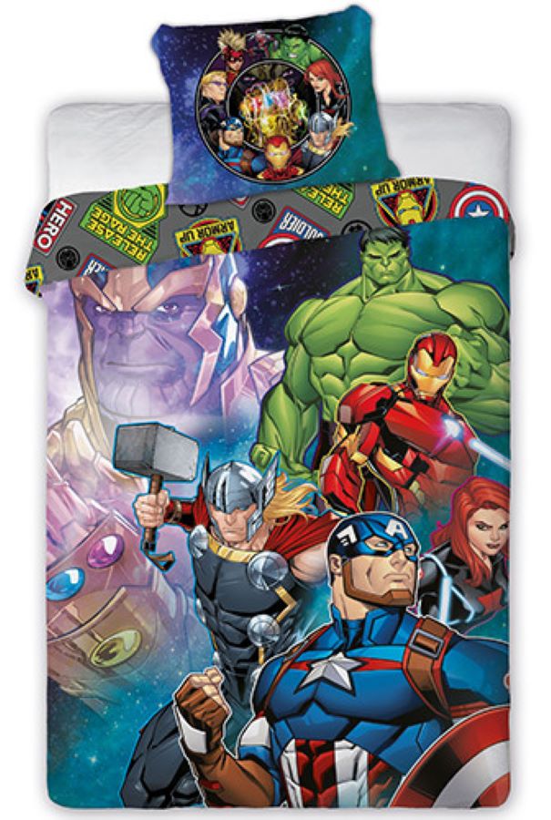 Buy Marvel Avengers Final Battle Single Bed Duvet Cover Set - MyDeal ...