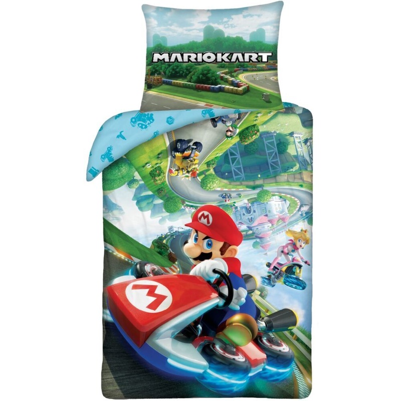 Buy Nintendo Super Mario Kart Single Duvet Quilt Cover Set - MyDeal