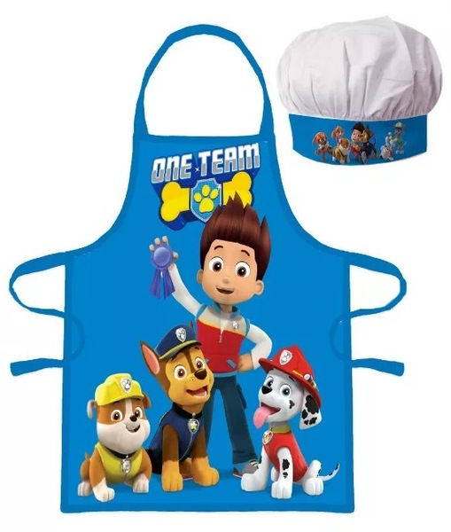 Buy Paw Patrol One Team Kids Apron and Chef Hat - MyDeal Australia