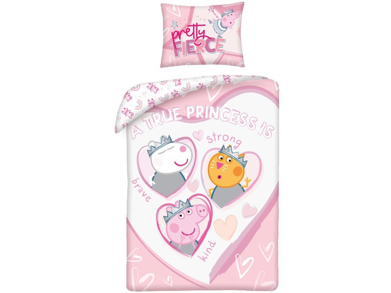 Buy Peppa Pig True Princess Baby Toddler Quilt Cover Set - MyDeal Australia