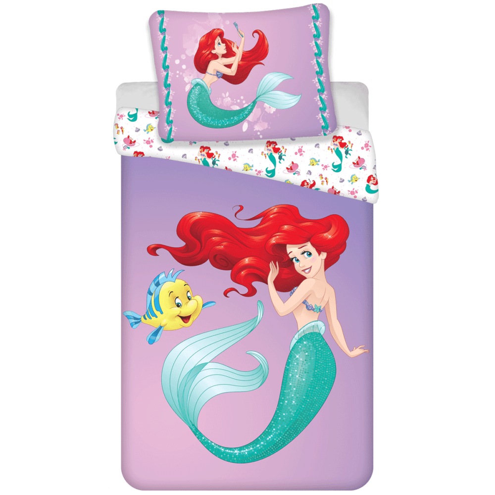 Buy Princess Ariel The Little Mermaid Single Bed Duvet Cover - MyDeal ...