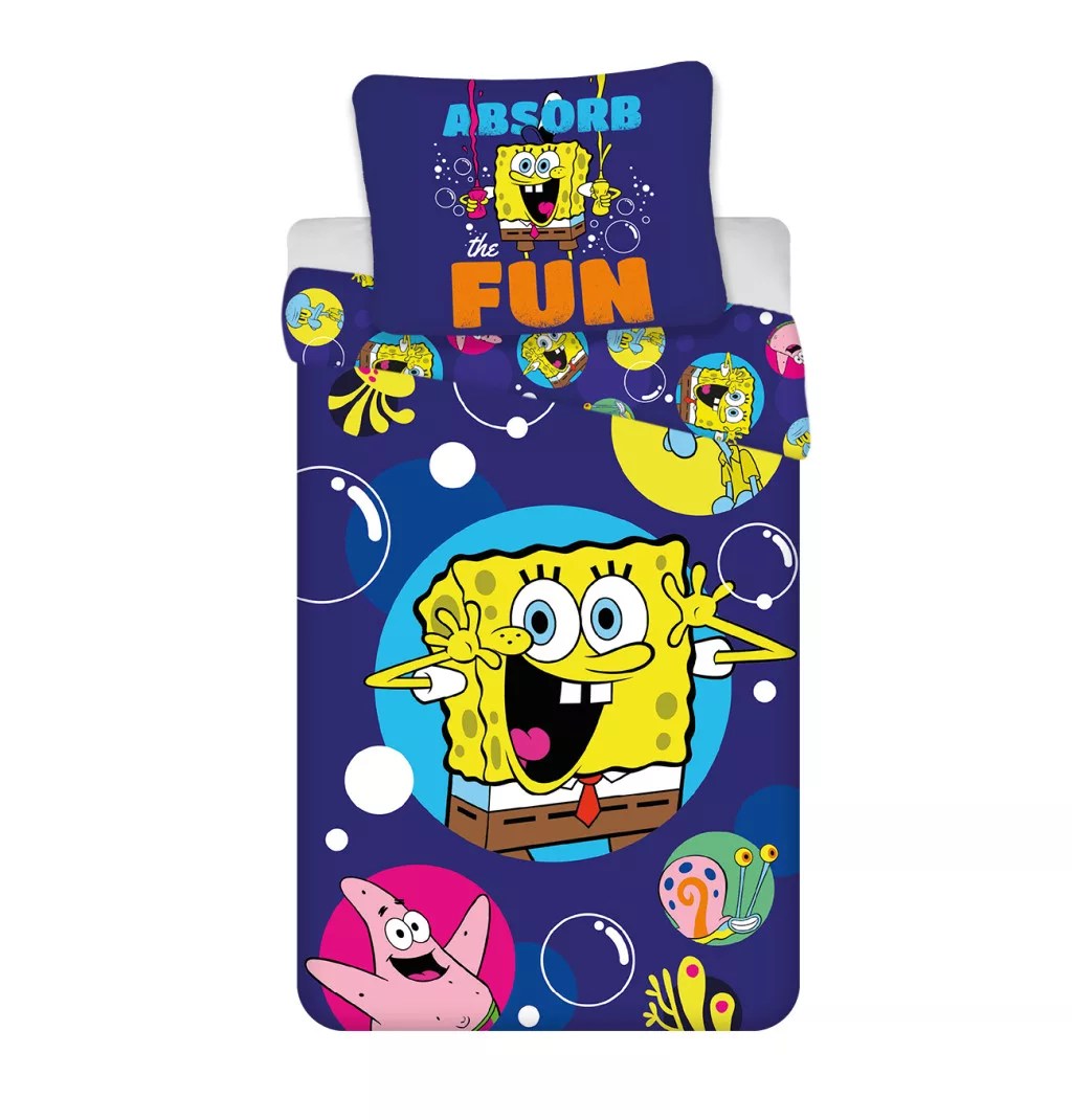 Buy SpongeBob Fun Kids Quilt Cover Set for a Toddler Bed - MyDeal Australia
