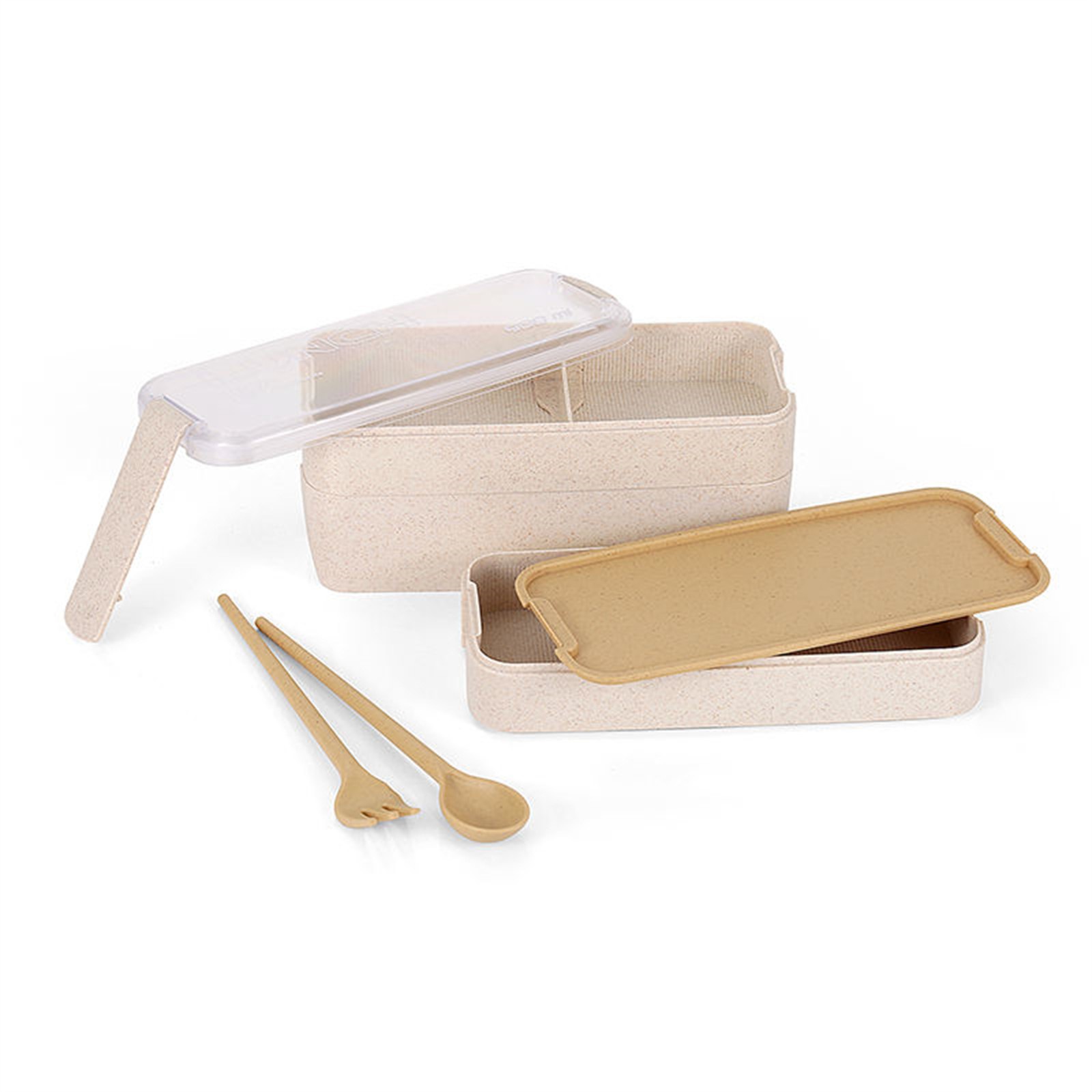 Buy Leakproof Meal Prep Containers 3-Layer Bento Lunch Box with ...