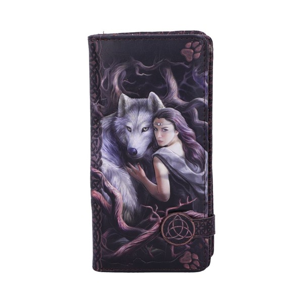 Buy Anne Stokes Soul Bond Wolf Embossed Purse - MyDeal Australia