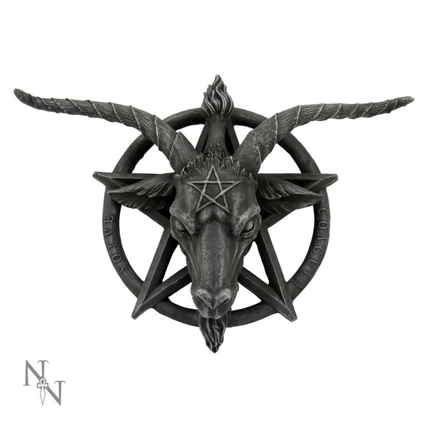 Buy Baphomet Head Goat God Deity Pentagram Wall Plaque 40cm - MyDeal ...