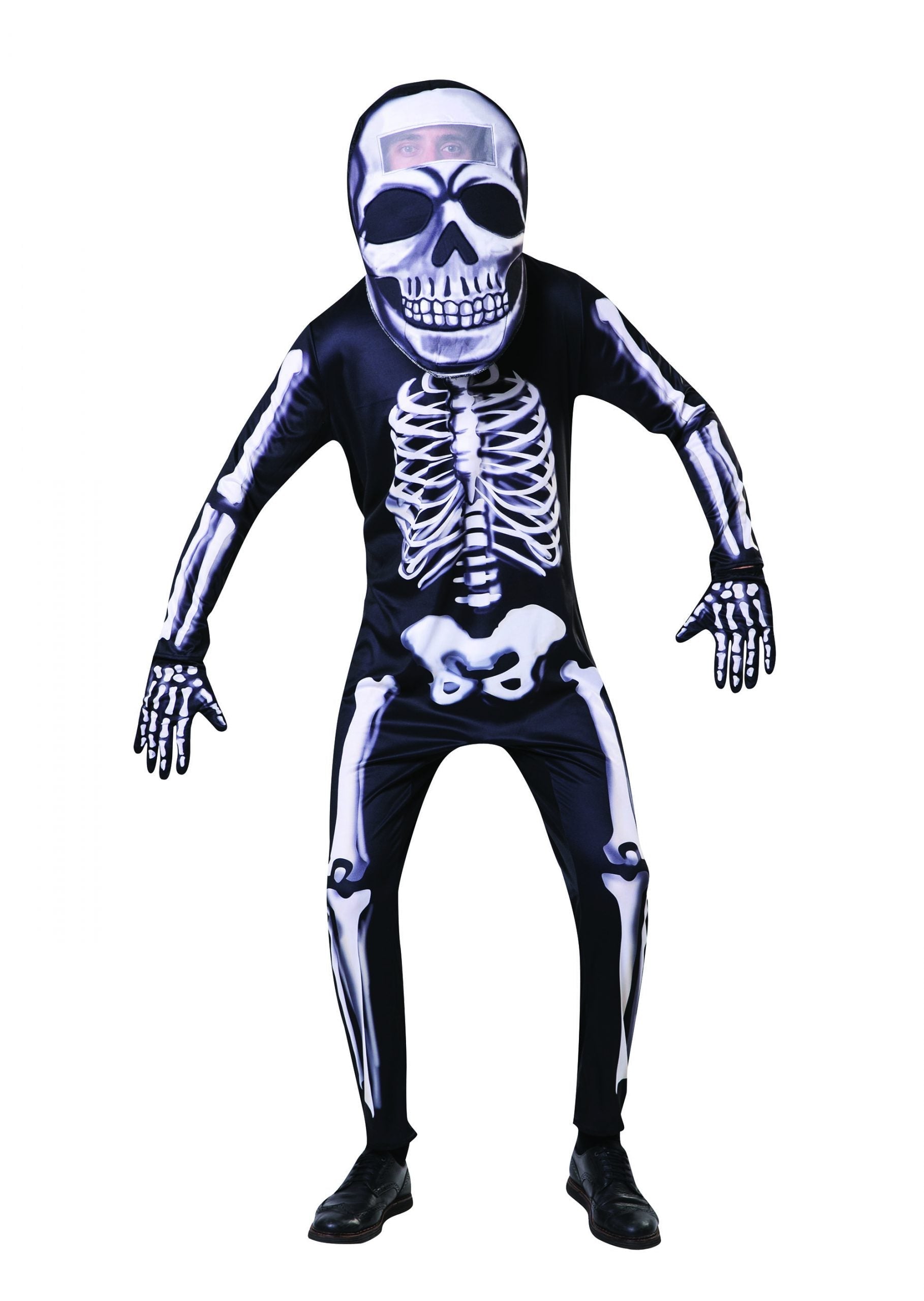 Buy Big Head Skeleton Costume for Adults - MyDeal Australia