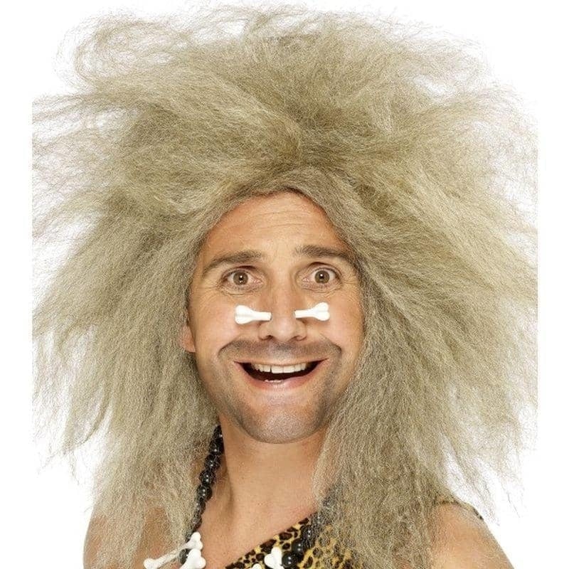 Buy Crazy Caveman Wig Adult Blonde - MyDeal