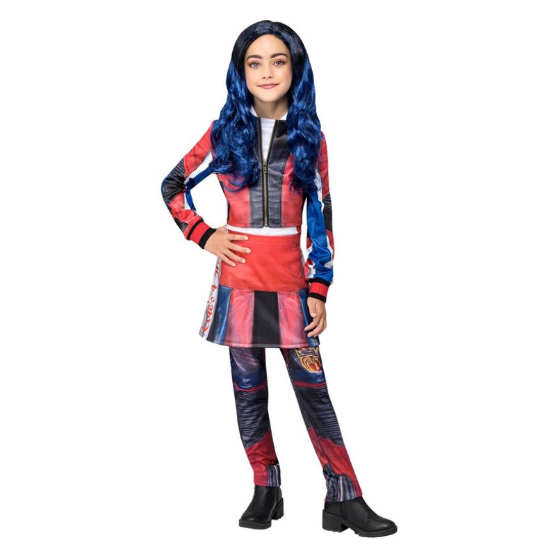 Buy Disney Descendants Evie Costume Child Blue Red White Black - MyDeal ...