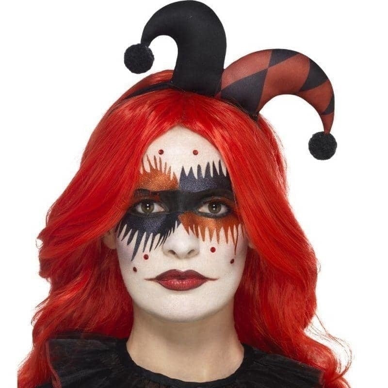 Buy Harlequin Make Up Kit Aqua With Face Stickers Adult Red - MyDeal